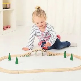 Bigjigs Rail Dřevěná kolej most / od 3 let
