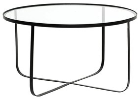 Bloomingville Konferenční stolek Harper, černý, sklo - 48400377