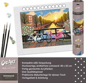 RAVENSBURGER CreArt Malování na plátně Amsterdam / 30 x 40 cm / od 12