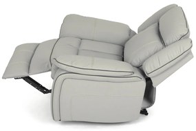 AUTRONIC TV a relaxační křeslo s elektrickým ovládáním, potah ekokůže v odstínu lanýž TV-4119 LAN