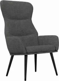 relaxační křeslo, odpočinkové, dřevo/kov/textil, 96x68x79 cm, nohy černé/tmavě šedá, Dekorino KR20260056