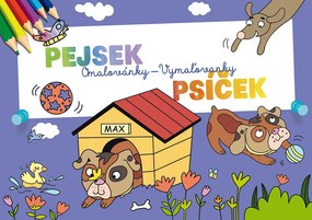 JIRI MODELS Omalovánky dětské A5 Pejsek 4