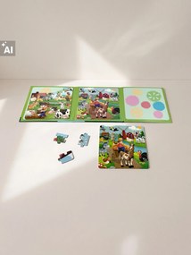 Sinsay - Magnetické puzzle s motivem farmy 40 kusů - vícebarevná