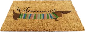 Rohožka z kokosového vlákna 40x60 cm Welcome Sausage Dog – Artsy Doormats
