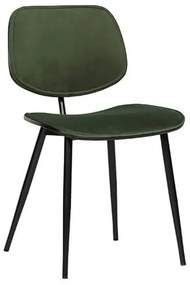 Jídelní židle jackie velvet zelená MUZZA