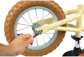 Bigjigs Toys Balanční odrážedlo krémová / od 3 let
