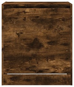 Botník kouřový dub 60 x 42 x 69 cm kompozitní dřevo - Default Title