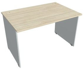 Stůl pracovní rovný 120 cm - Hobis Gate GS 1200 Dekor stolové desky: akát, Dekor lamino podnože: šedá