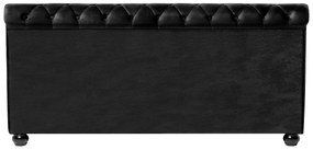 Sametová vodní postel 180 x 200 cm černá AVALLON Beliani