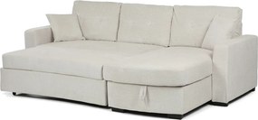 Autronic Rohová sedací souprava ASB-C3990 Barva potahu: Krémová