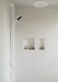 Hansgrohe Pulsify Select S, sprchová souprava 105 3jet Relaxation EcoSmart se sprchovou tyčí 90 cm, matná bílá, HAN-24171700