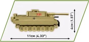 COBI 3095 II WW Tiger I 131 / 144 kostek / 1:72 / od 6 let