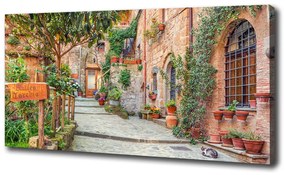 Wallmuralia Foto obraz na plátně Italské uličky 100x50