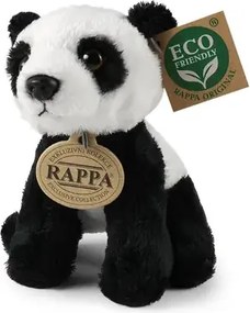 RAPPA Plyšová panda 13 cm / ECO-FRIENDLY / od 0 měsíců