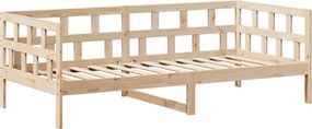 Válenda se střechou 80 x 200 cm masivní borové dřevo 3282237
