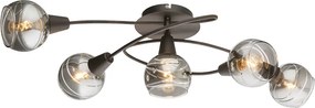 Globo 54347-5 ISLA - Moderní stropní přisazený lustr s LED žárovkami