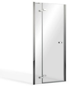 Roltechnik Outlet Jednokřídlové dveře do niky NICHE ELEGANT Varianta: šířka: 80 cm, orientace: Levá - (NICHE ELEGANT/80L - 116-800000L-00-02), Barva profilů a typ výplně: profily: brillant, výplň: transparent