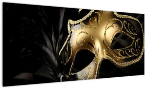 Karnevalová maska - moderní obraz (100x40cm)