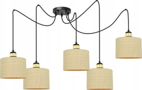 Závěsné Stropní Svítidlo Lustr do obývacího pokoje Moderní Boho Ratan Gran led