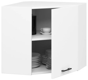 Kuchyňská skříňka Olivie W 60/60 cm cm bílá - závěsná rohová