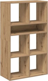 vidaXL Knihovna dub artisan 66x31x112 cm kompozitní dřevo