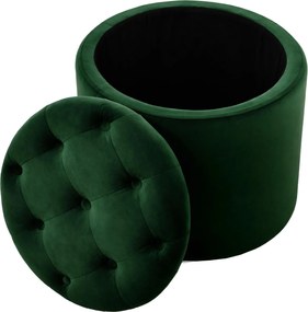 Taburet Pantin samet – zelená