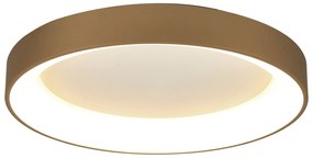 Mantra Niseko II, stropní kruhové svítidlo LED 58W, 2700-5000K, dálk. ovládání, zlatá, průměr 78cm