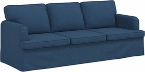 Set pohovek 2 ks Modrá textil 3407594