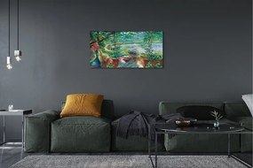Obrazy na plátně Art setkání u jezera 140x70 cm