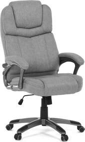 Kancelářské křeslo KA-C715 GREY2, houpací mechanismus, šedá látka (65 x 73) cm