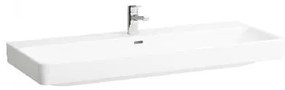 Laufen Pro S - Umyvadlo, 120x47 cm, 1 otvor pro baterii, s LCC, bílá H8149654001041