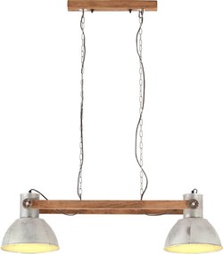 Industriální závěsné svítidlo 25 W stříbrné 109 cm E27 320525