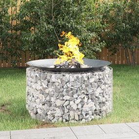 Gabionové ohniště Ø 100 cm pozinkovaná ocel 153560