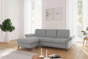 XXXLutz ROHOVÁ SEDAČKA, textil, světle šedá Sit & More - Sedací soupravy - 00014401615L