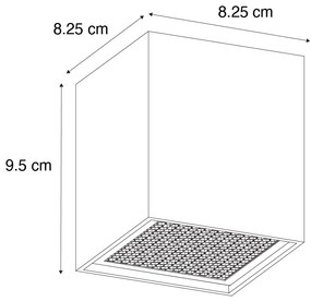 Designové bodové světlo zlaté - Qubo Honey