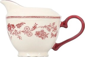 Vínová/slonovinová porcelánová konvička na mléko 180 ml Cyril – S|P Collection