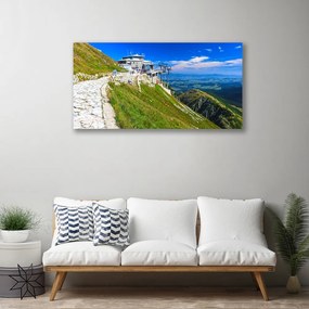Obraz na plátně Hory Stezka Krajina 140x70 cm
