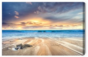 Obraz Pláž, Moře, Písek Nedostatek Nedostatek Plátno Canvas 120x80
