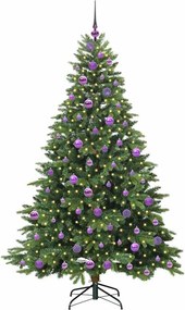 Umělý vánoční stromeček s stojanem Zelená 180 cm PE a PVC 3397555