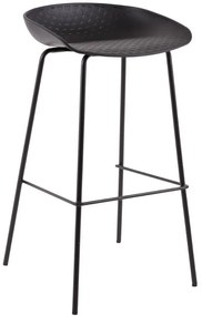 OnaDnes -20% Černá plastová barová židle Somcasa Alene 83 cm