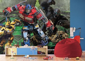 Dětská fototapeta na míru Transformers Vzhůru do Boje | Vliesová fototapeta na zed' | DFT5P352203