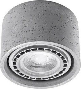 Stropní bodové svítidlo SOLLUX Basic 1 GU10 1x40W bez zdroje SL.0881 beton