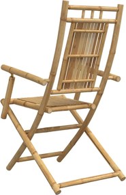 Skládací židle 8 ks 53x66x99 cm bambus 3278516