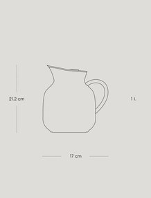 Černá plastová termokonvice 1 l Amphora – Stelton