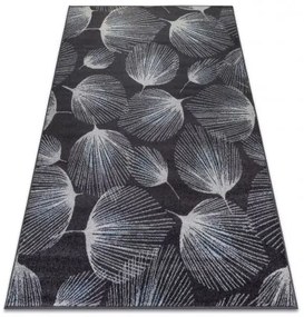 koberec HEOS 78545, Peří, antracit modrý velikost 190x270 cm | krásné koberce cz
