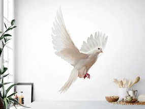 Nalepte.cz Bílá holubice 29 x 45 cm
