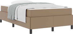 Rám postele s matrací Cappuccino 120 x 190 cm textil 3398993