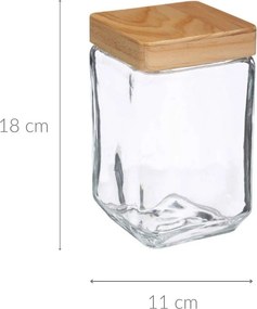 Skleněná dóza na potraviny, 1,7 l
