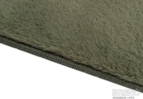 Breno Kusový koberec POUFFY 5100 Green – tmavě zelený, 120x170 cm, Zelená