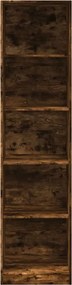 Šatní skříň kouřový dub 50 x 50 x 200 cm kompozitní dřevo 3307715